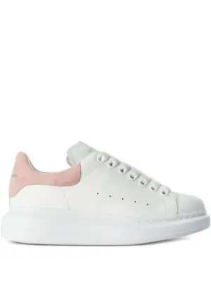 Alexander McQueen Oversized Leather Sneakers - White