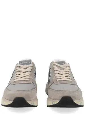 Premiata Mick 8001 Suede Panelled Sneakers