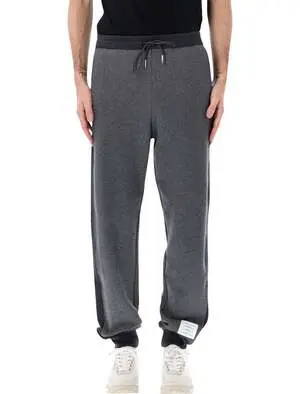 Thom Browne Mid-rise Track Trousers - Grey