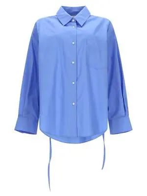Aspesi Cotton Button-front Shirt - Azure