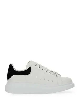 Alexander McQueen Oversized Leather Sneakers - White