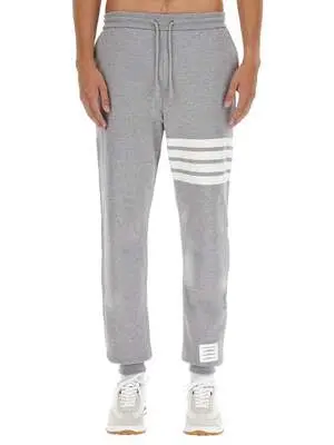 Thom Browne 4-bar Stripe Track Pants - Grey