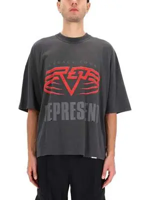 REPRESENT Oversized Graphic T-shirt - Grey