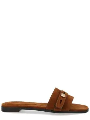 TORY BURCH TORY BURCH Romy Suede Slide Sandals