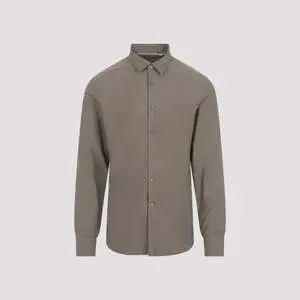 Canali Elegant Cotton-silk Blend Shirt For