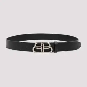 Balenciaga Leather Large Bb Belt