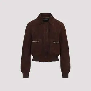 TOM FORD Suede Lambskin Bomber Jacket