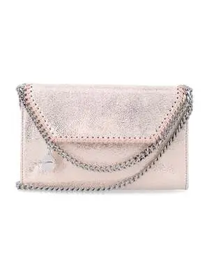 Stella McCartney Mini Handbag With Diamond-cut Chain - Pink
