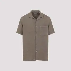 Canali Linen Shirt - Brown