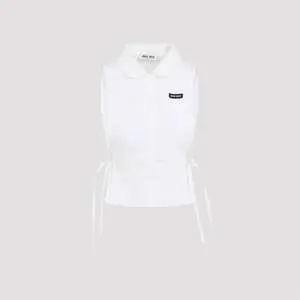 Miu Miu Chic Cotton Blend Shirt For