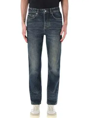 REPRESENT Straight Leg Jeans - Blue Marble