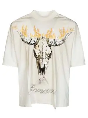 REPRESENT British Cowboys T-shirt Ss26 Collection - Beige