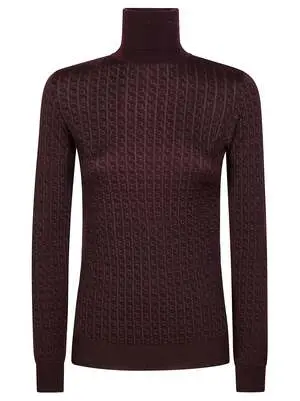 Elisabetta Franchi Luxe Wool Turtleneck Sweater