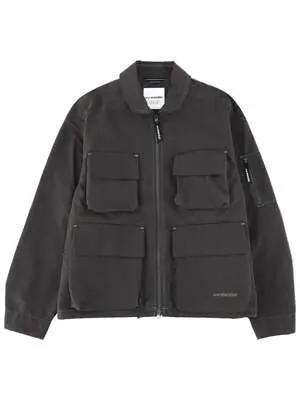 AND WANDER Pocket Zip Jacket - Grey