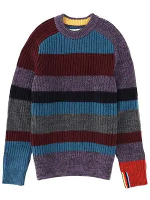 PAUL SMITH LOVES BARBOUR Striped Wool Sweater