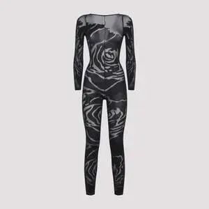 Wolford Rose Shadow Jumpsuit - Black