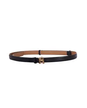 Elisabetta Franchi Chic Cowhide Belt - Nero