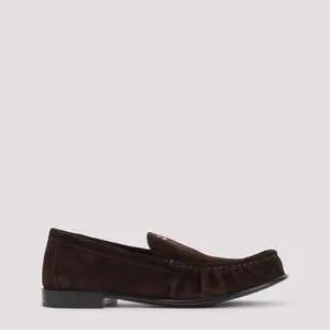 Miu Miu Suede Loafers - Brown