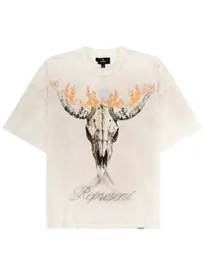 REPRESENT Represent British Cowboys T-Shirt Ivory