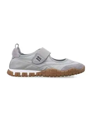 Miu Miu Elegant Sporty Ballerinas - Grigio