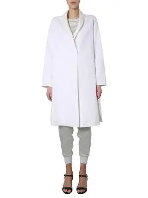 Fabiana Filippi Elegant Fit V-neck Jacket - White