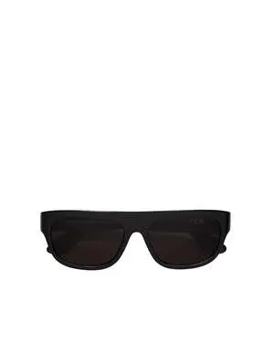 RETROSUPERFUTURE Oversized Shield Sunglasses - Black