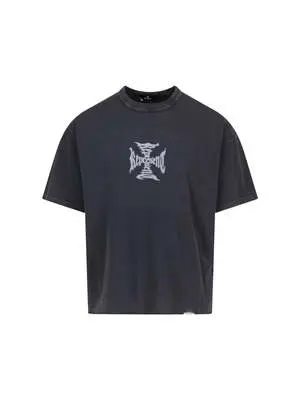 REPRESENT Graphic Oversized T-shirt - Black