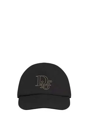 Dior Cotton Logo Baseball Hat - Blue