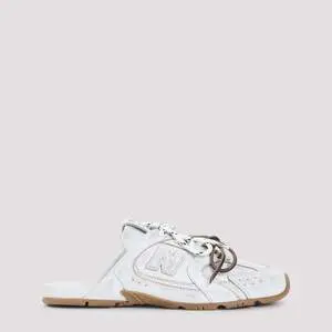 Miu Miu Leather Slip-on Sneakers - White