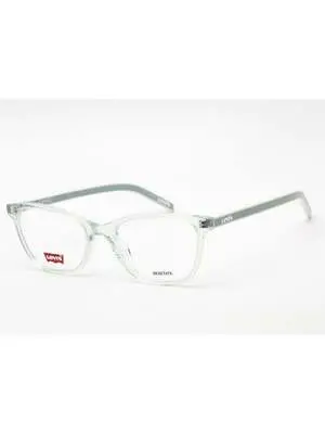 LEVI'S Rectangular Plastic Eyeglasses - 01ed 00 - Green / Clear Lens