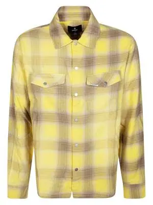 REPRESENT Vintage Flannel Pocket Shirt - Giallo