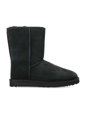 UGG Classic Short Sheepskin Boots - Black