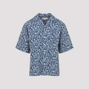 Marni Short-sleeve Pocket Shirt - Blue