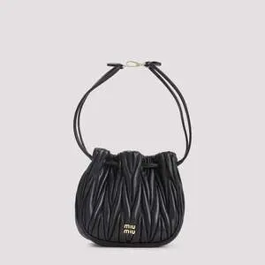 Miu Miu Pouch In Quilted Nappa