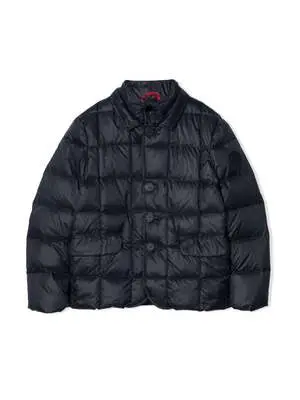 FAY Down Double Front Jacket - Blue