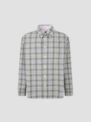Marni Cotton Woven Mini Shirt - Woodruff