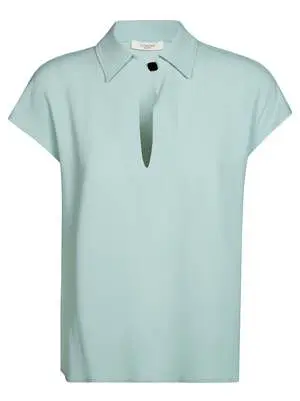 Incotex Polo Crepe Mini Shirt - Verde