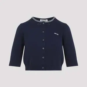 Miu Miu Chic Cardigan - Blue