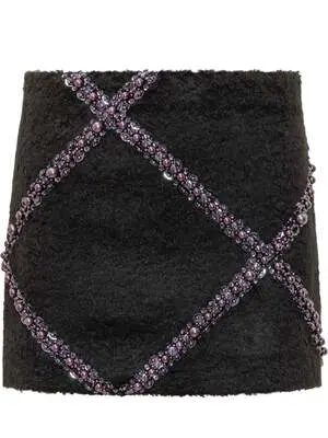 DES_PHEMMES Chic Mini Skirt For Effortless Style - Noir