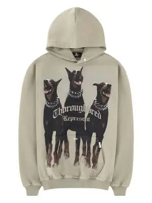 REPRESENT Graphic Print Hoodie - Green