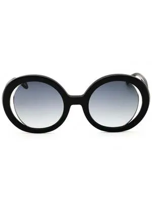 Just Cavalli Round Acetate Sunglasses - Black