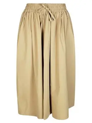 SAVE THE DUCK Essential Midi Skirt For - Marrone