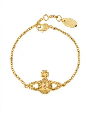 VIVIENNE WESTWOOD Mini Brass Relief Bracelet For - Gold