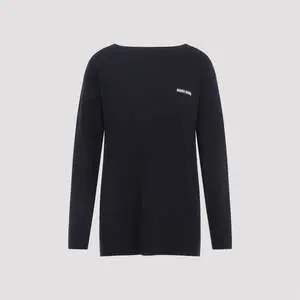Miu Miu Cashmere Sneck Sweater For - Blue