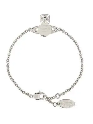 VIVIENNE WESTWOOD Carmela Mini Relief Bracelet - Silver