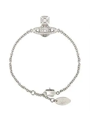 VIVIENNE WESTWOOD Carmela Mini Relief Bracelet - Silver