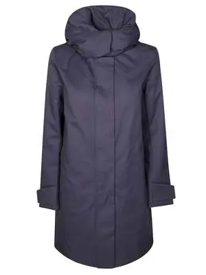 SAVE THE DUCK Wool Technical Jacket With Detachable Hood For - Blu