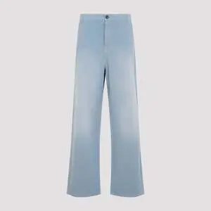 Miu Miu High-waisted Trousers - Blue