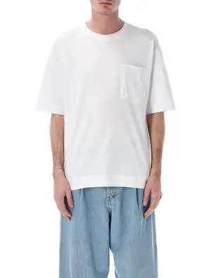 Dries Van Noten Heavyweight Crew Neck T-shirt Size - White