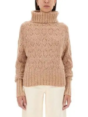 Kiton Classic Turtleneck Sweater - Brown